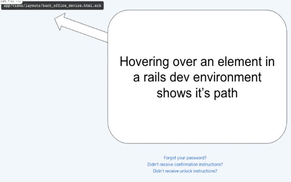 Hover Path for Rails for Google Chrome - Extension Download