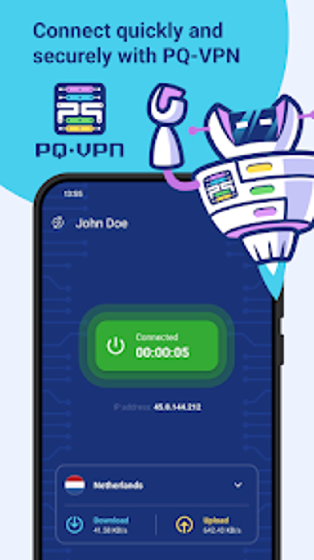 PQ.Hosting: VPN for Android - Download