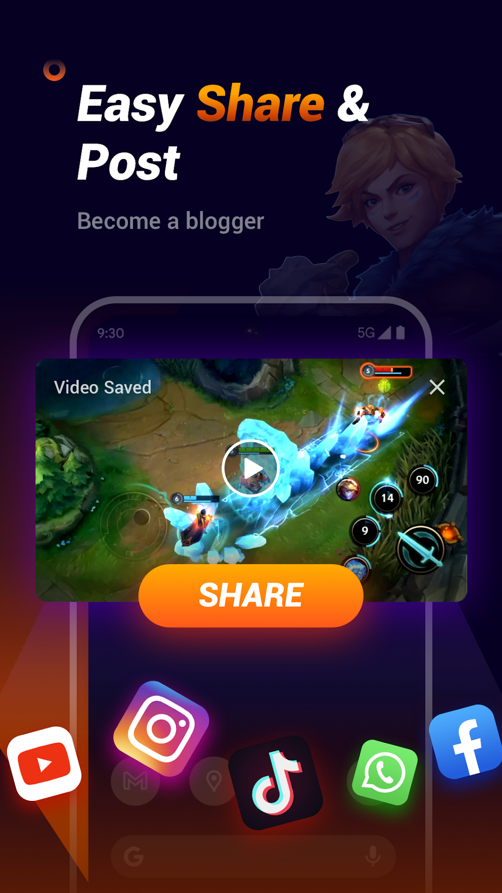 Android I in Screen Recorder AX Recorder APK ndir