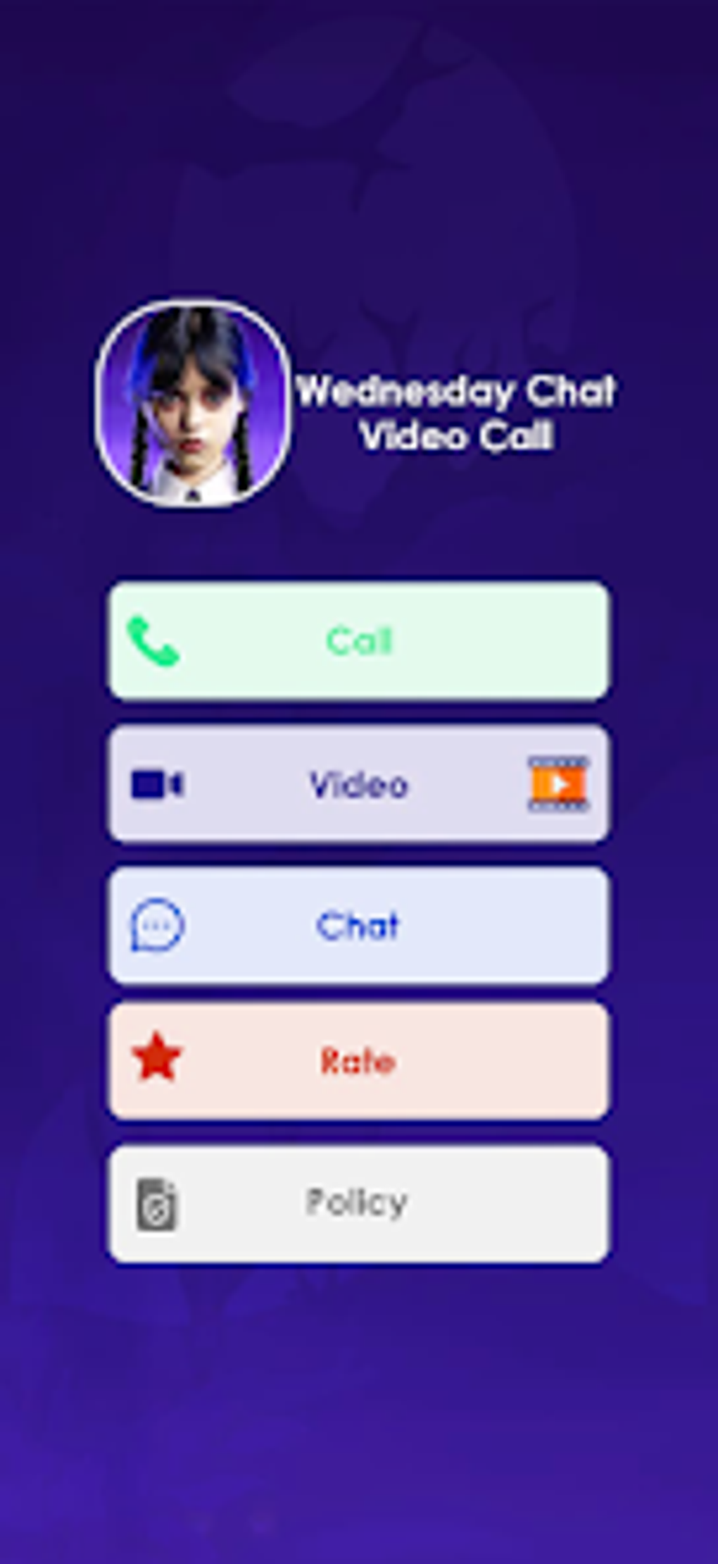 wednesday video call for Android - Download