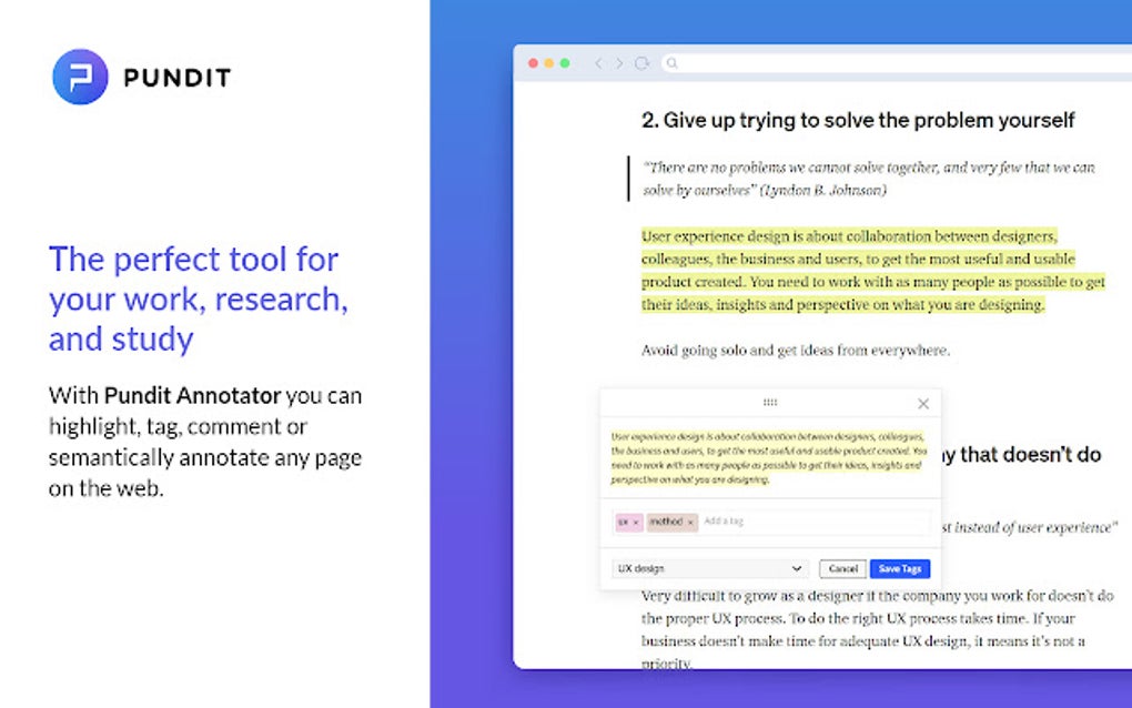 Pundit Annotator for Google Chrome - Extension Download