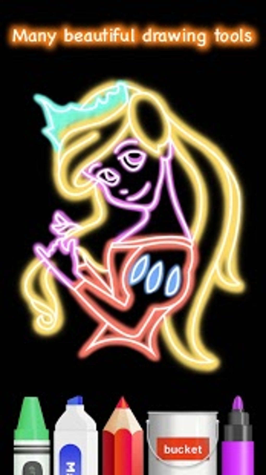 Draw Glow Princess APK for Android - Download