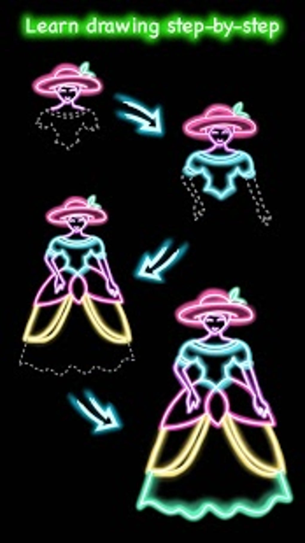 Draw Glow Princess APK for Android - Download