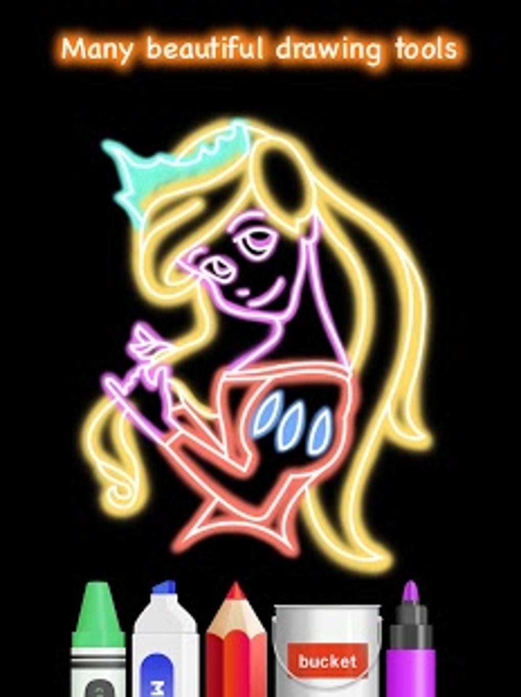 Draw Glow Princess APK for Android - Download