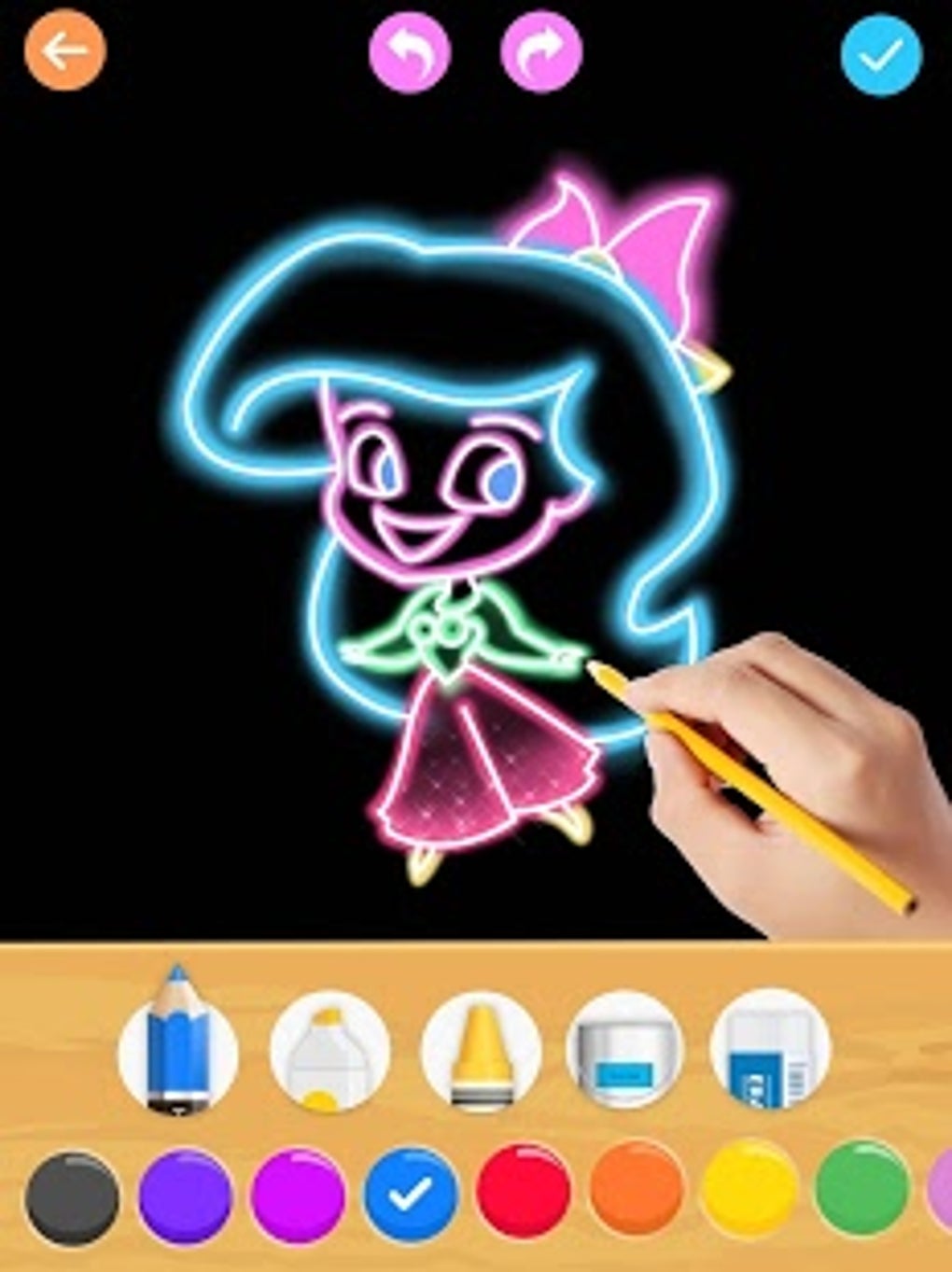 Draw Glow Princess APK for Android - Download
