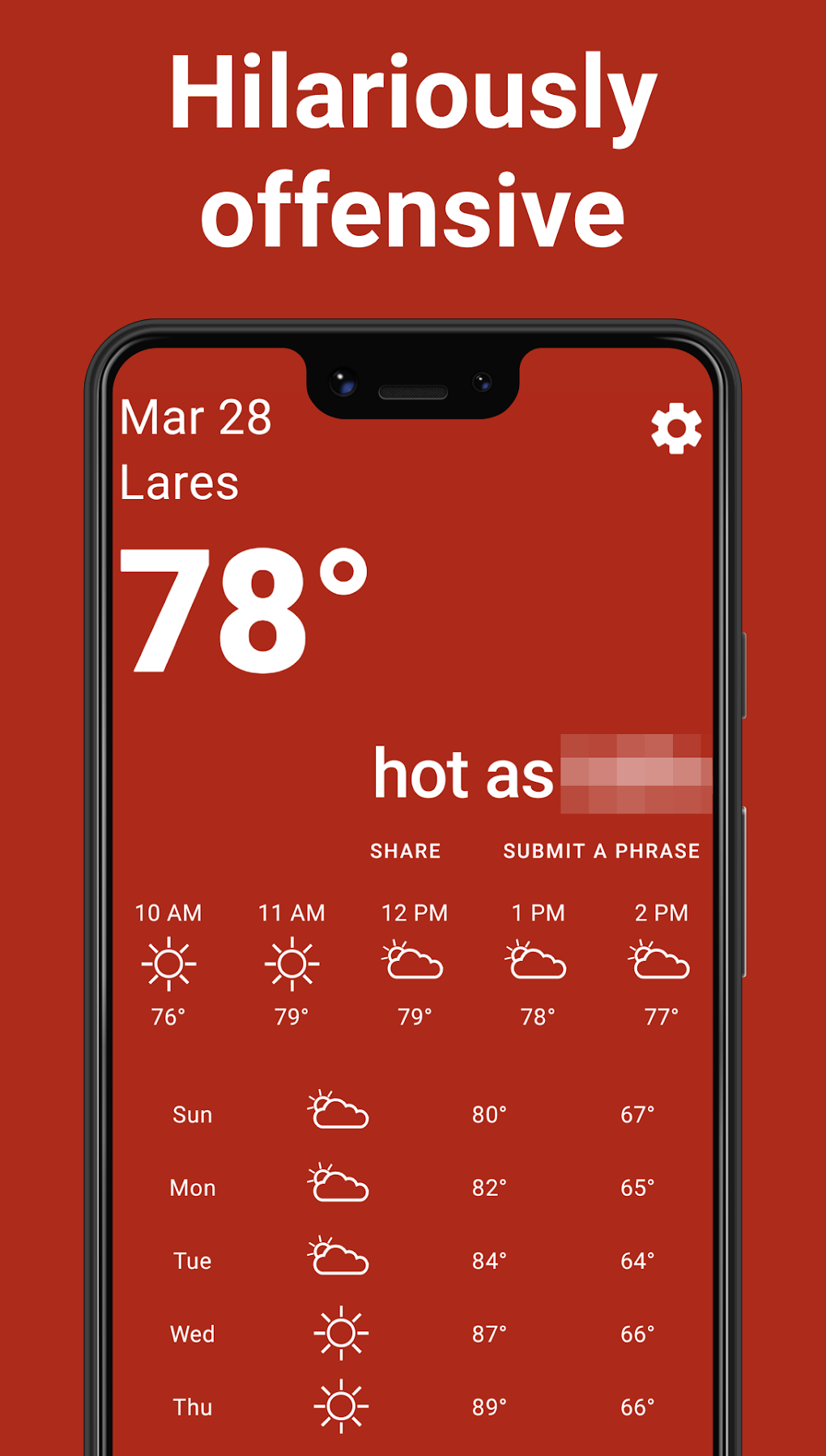 Funny Weather: Rude Mean for Android - Download