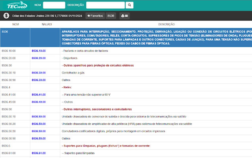 TecWeb - Ocultar Ex-tarifário for Google Chrome - Extension Download