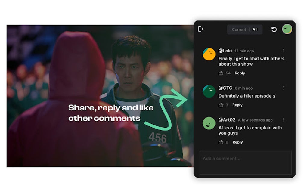 Loopy - Comment Section for Netfix para Google Chrome - Extensión Descargar