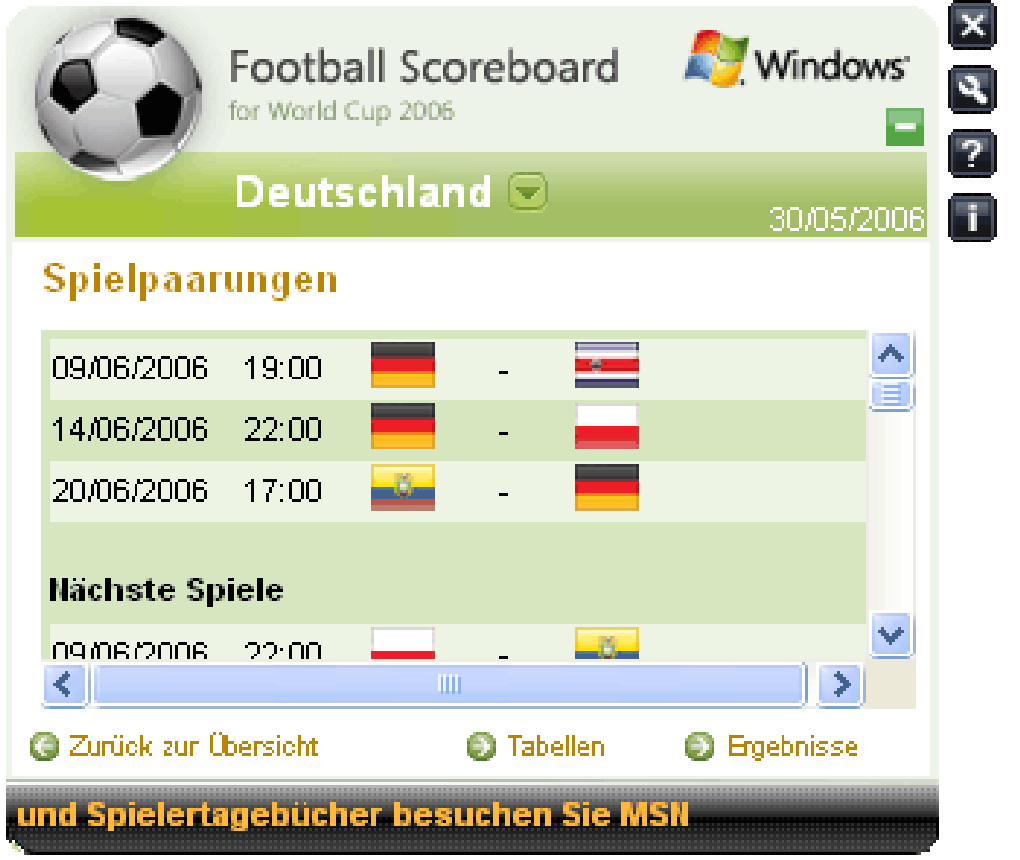 Microsoft Football Scoreboard - Download