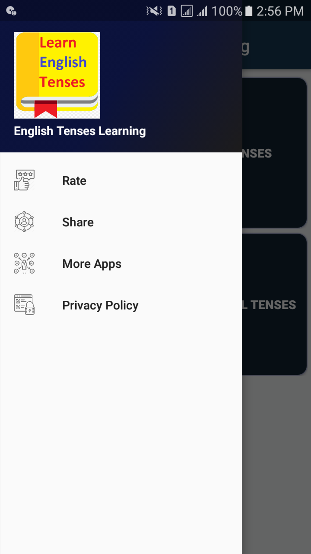 Learn English tenses offline pour Android - Télécharger