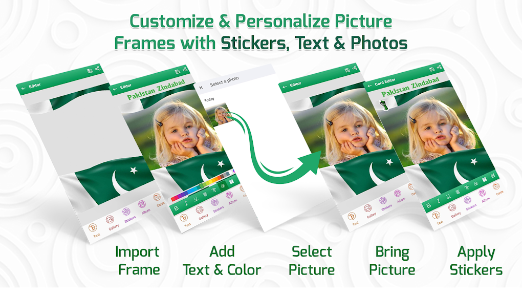 Pretty Pakistan Day Pic Editor for Android - Download