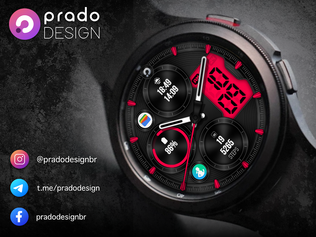 PRADO X25 - Hybrid Watch Face for Android - Download