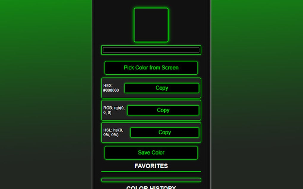 Color Picker para Google Chrome - Extensión Descargar