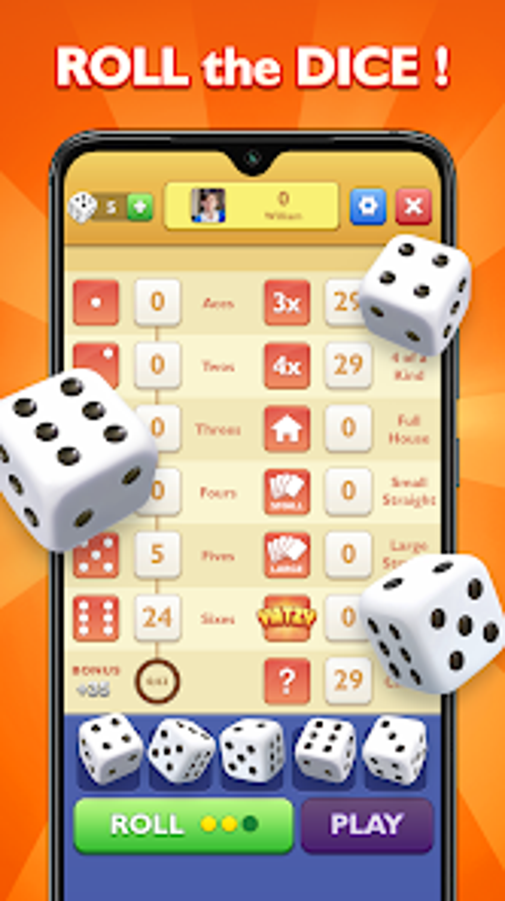 Yatzy - Classic Dice Game para Android - Descargar