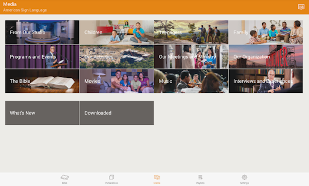 JW Library Sign Language APK para Android - Descargar
