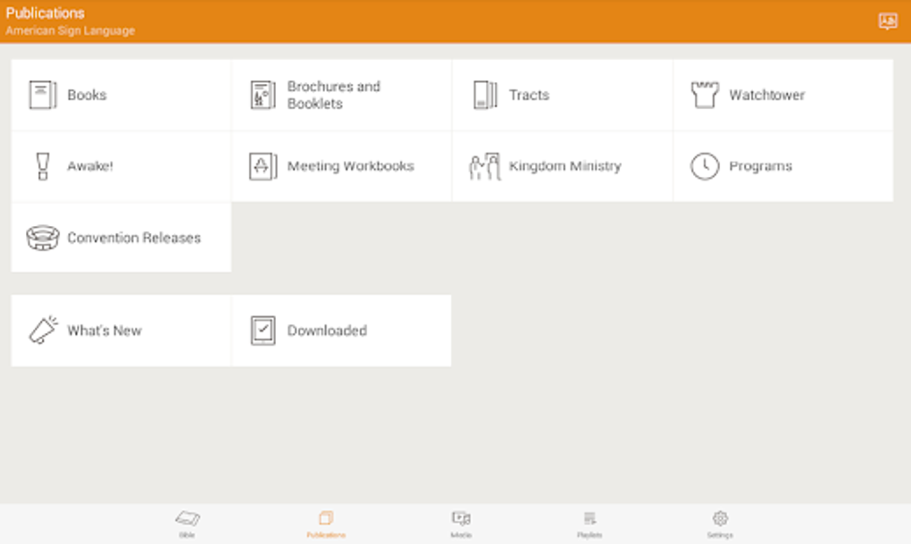 JW Library Sign Language APK para Android - Descargar