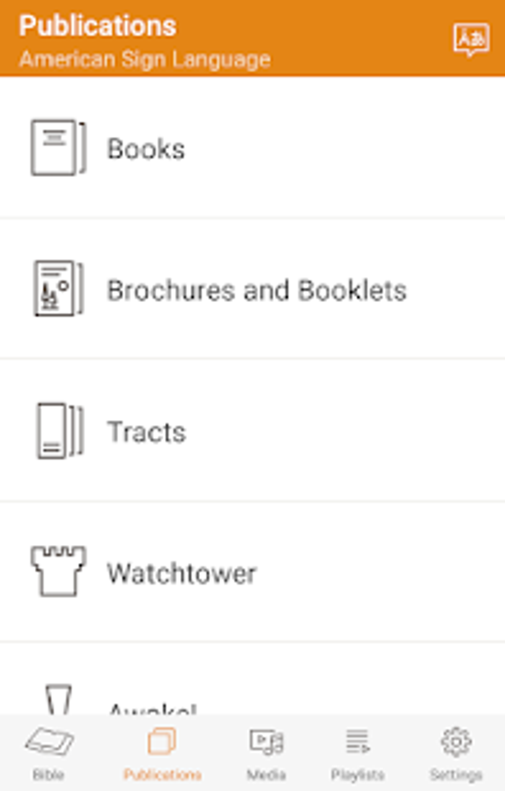 JW Library Sign Language APK para Android - Descargar