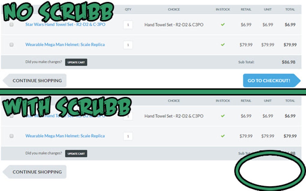 Scrubb Google Chrome için - Eklenti İndir