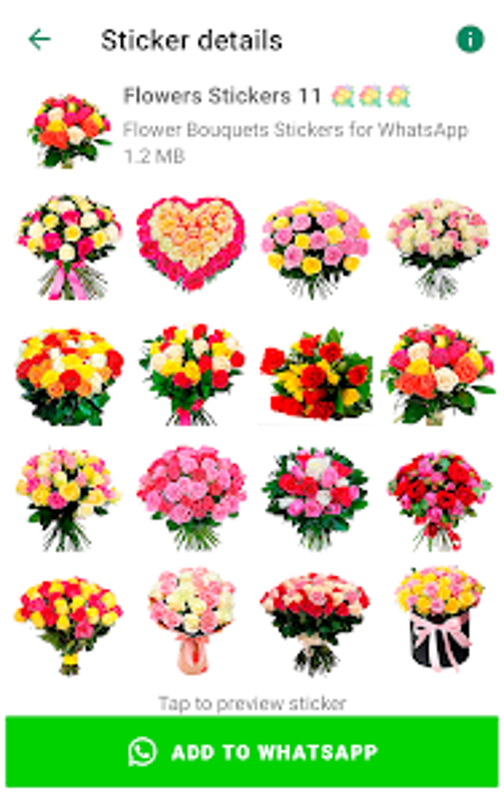 Flowers Stickers for WhatsApp per Android - Download