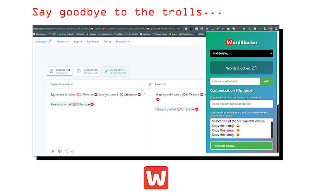 WordBlocker para Google Chrome - Extensión Descargar
