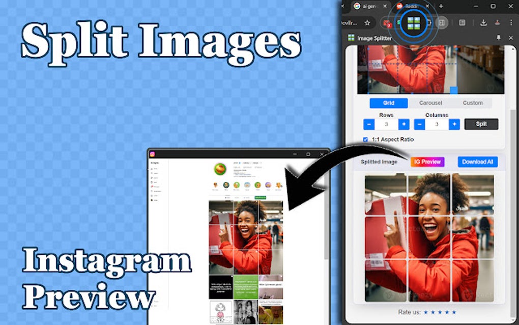 Image Splitter para Google Chrome - Extensión Descargar