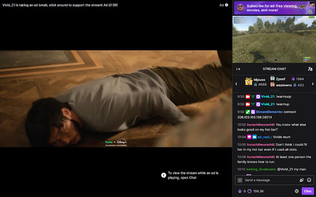 Twitch Ad Tab Muter and Chat Expander para Google Chrome - Extensión ...