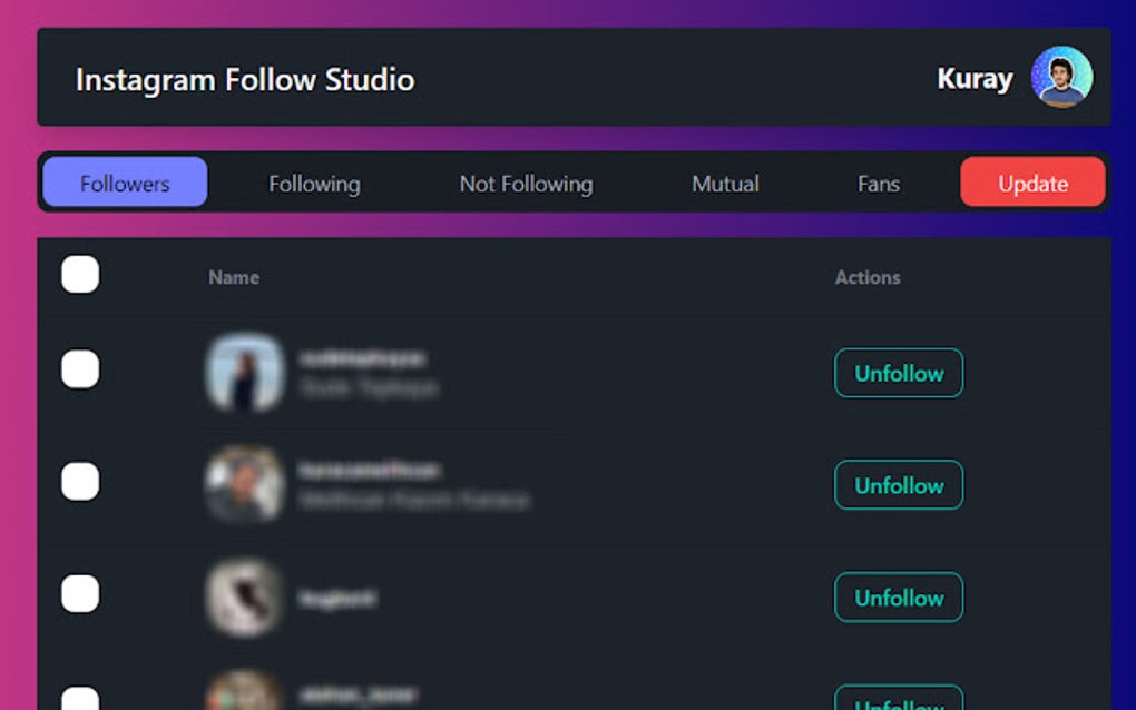 Instagram Follow Studio for Google Chrome - Extension Download