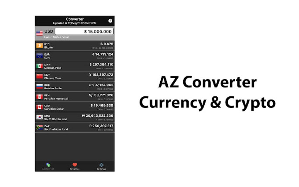 AZ Currency & Crypto Converter for Google Chrome - Extension Download