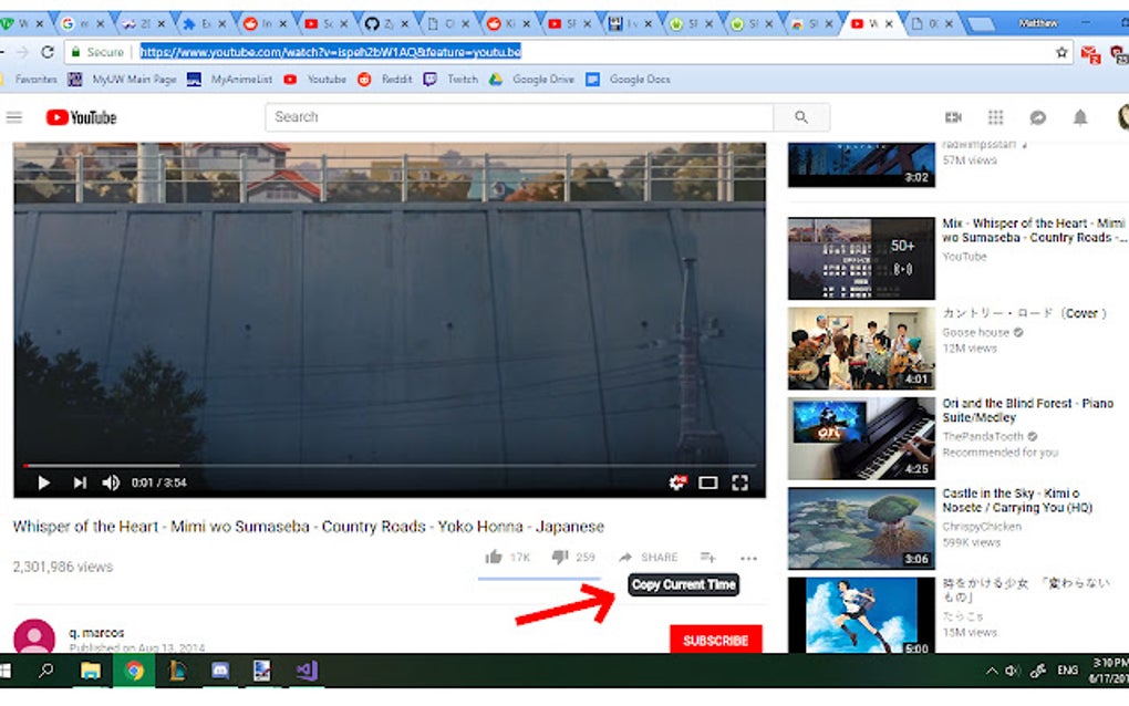 Share Current Youtube Video Time for Google Chrome - Extension Download