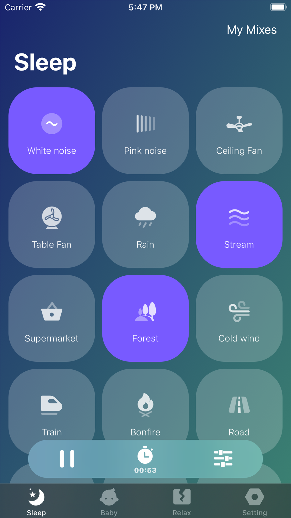 White Noise Pro: Sleep Sounds pour iPhone - Télécharger