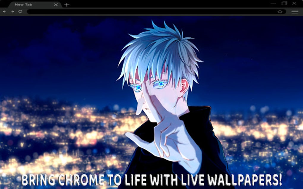 Satoru Gojo Iconic Stance Live Wallpaper pour Google Chrome - Extension ...