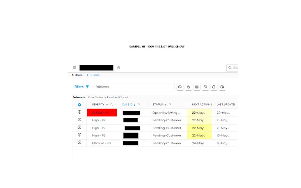 Case List Organizer Google Chrome 용 - 확장 프로그램 다운로드