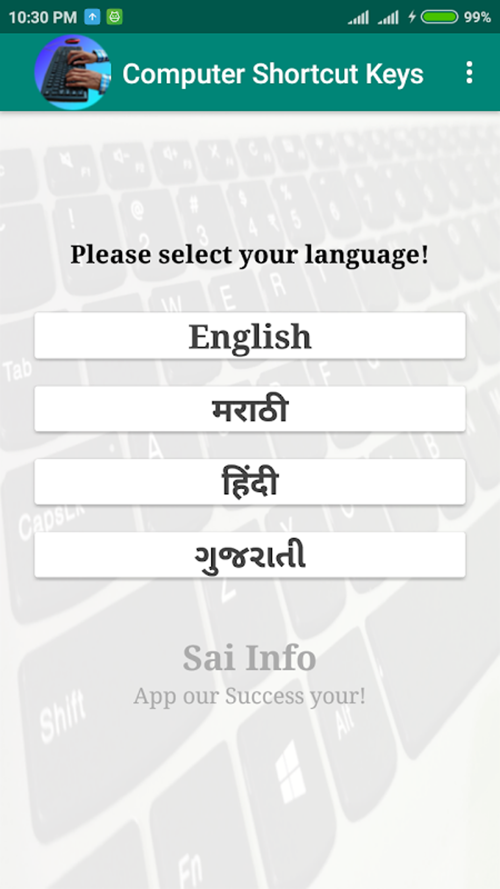 Computer Shortcut Keys APK cho Android - Tải về