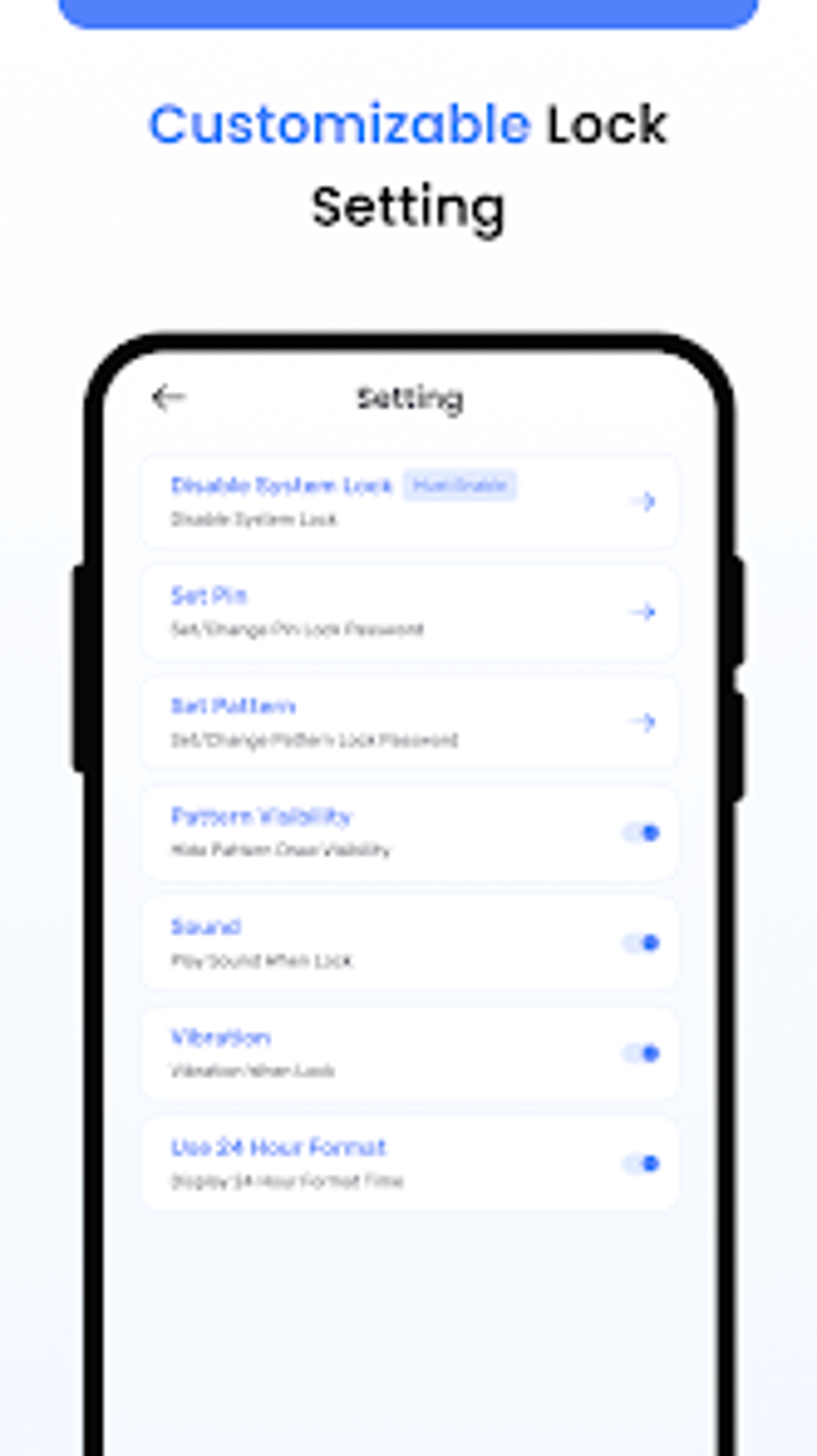 Screen Lock - Time Password per Android - Download