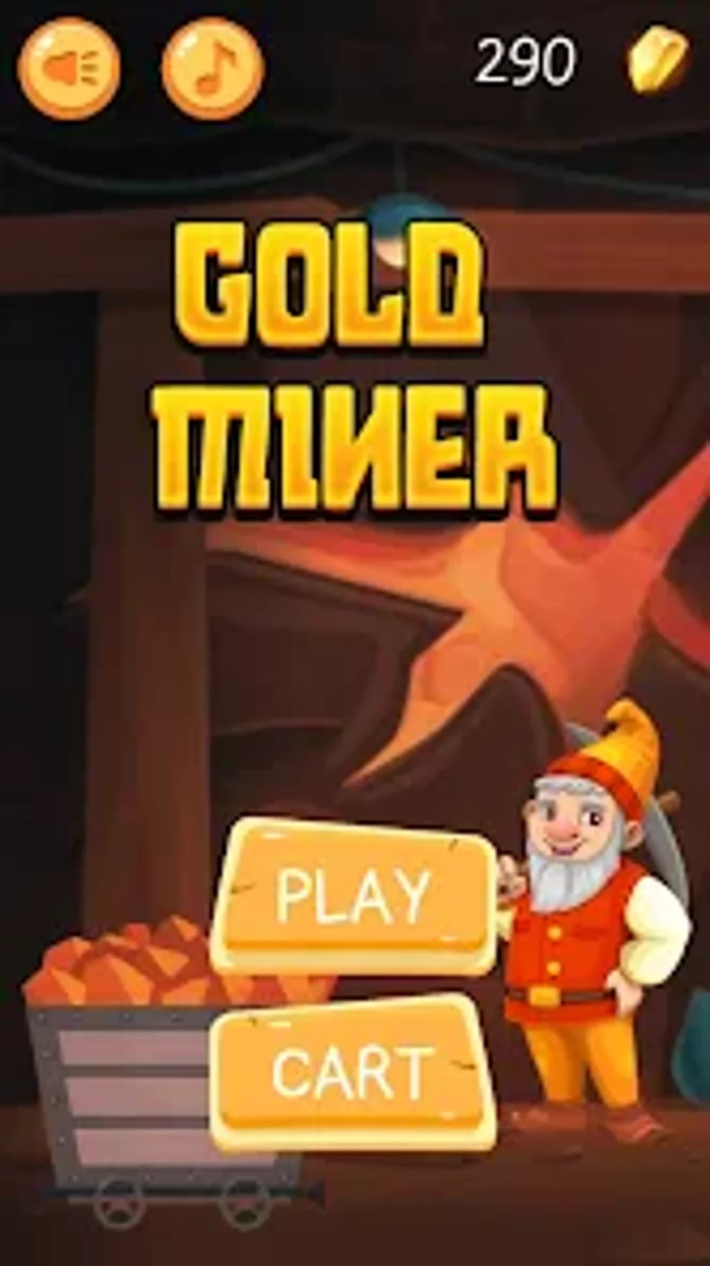Gold Miner - Cart Game para Android - Descargar