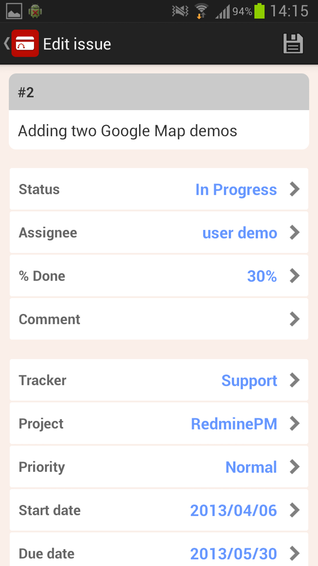 RedminePM - Redmine Client App for Android - Download