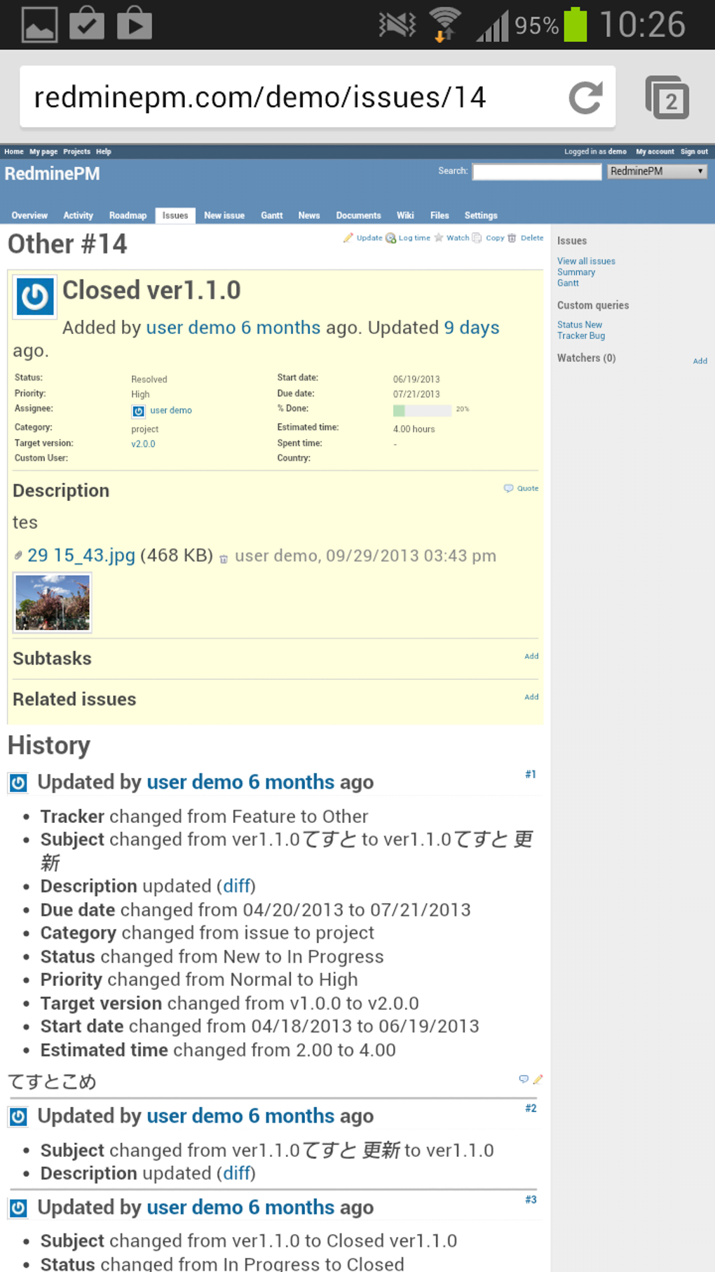Android için RedminePM - Redmine Client App - İndir
