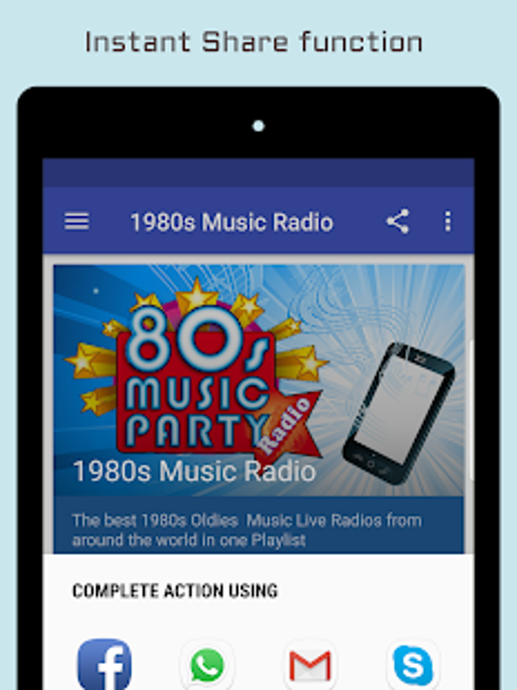 80s Radio Top Eighties Music APK для Android — Скачать