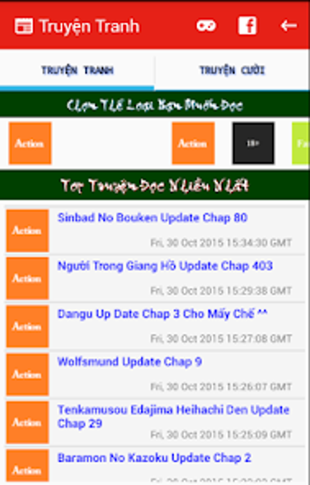 Truyện Tranh Online para Android - Descargar