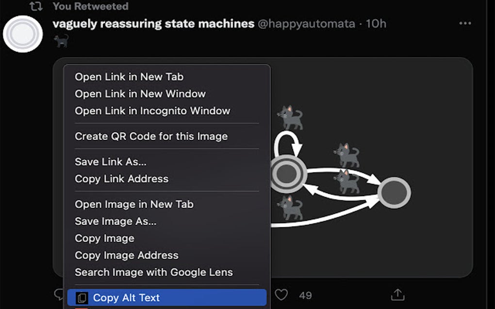 Copy Alt Text Google Chrome 용 - 확장 프로그램 다운로드