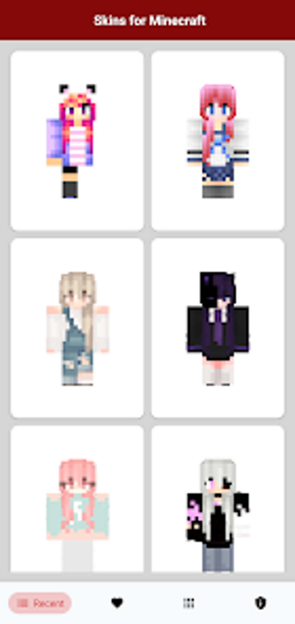Anime Skins for Minecraft PE für Android - Download