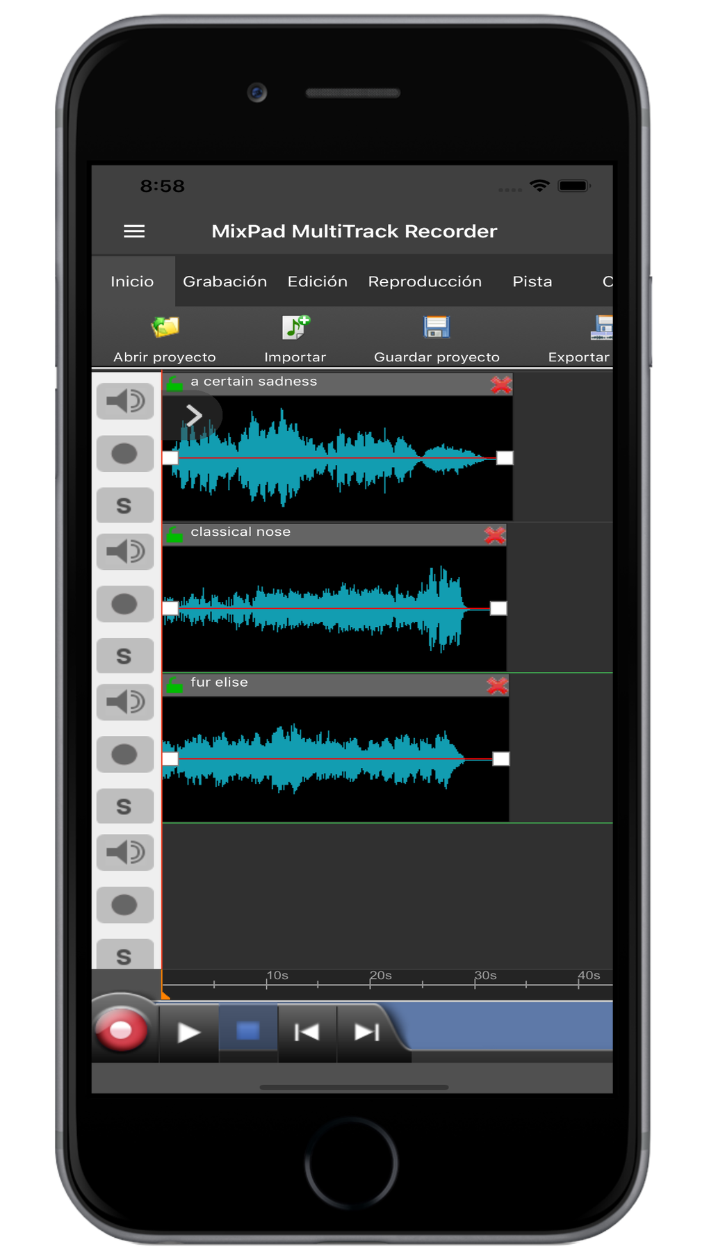 MixPad mezclador multipista for iPhone - Download