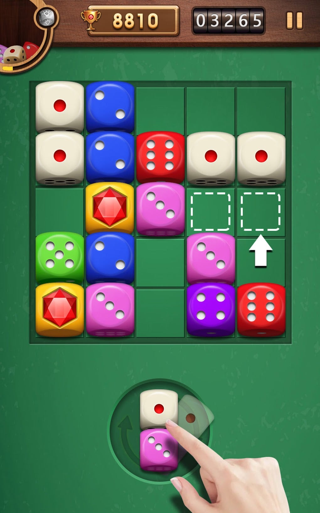 Dice-Merge puzzle para Android - Descargar