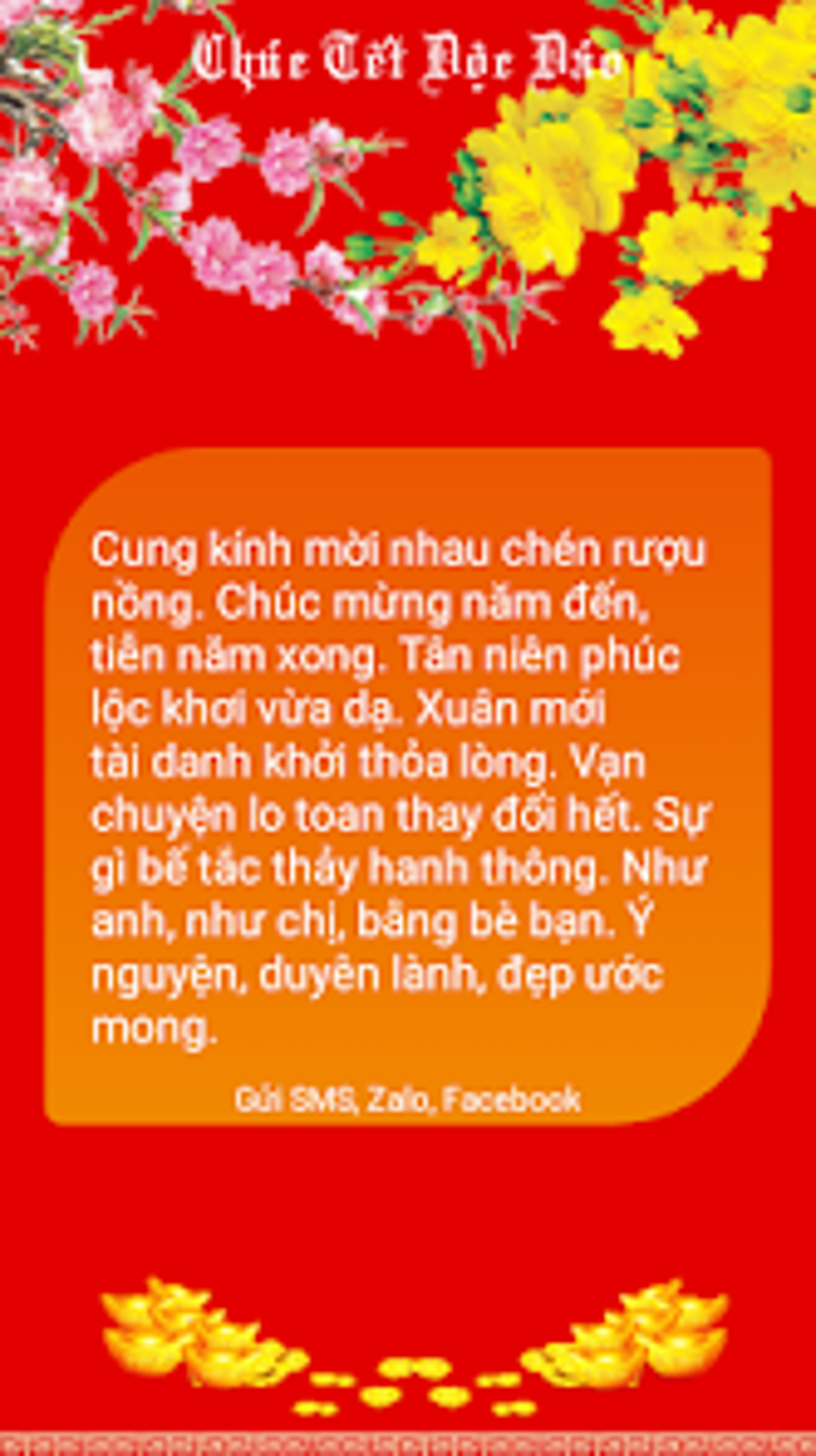 Chuc Tet 2020 - SMS Chuc Xuan for Android - Download
