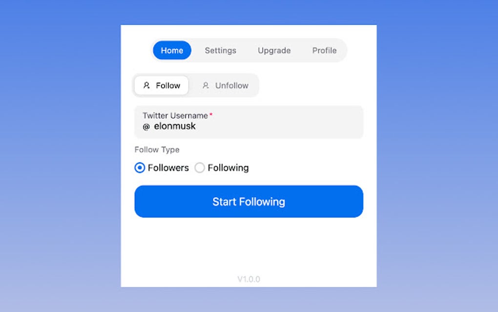 Twitter Auto Follower - Auto Follow / Unfollow for Google Chrome - Extension Download