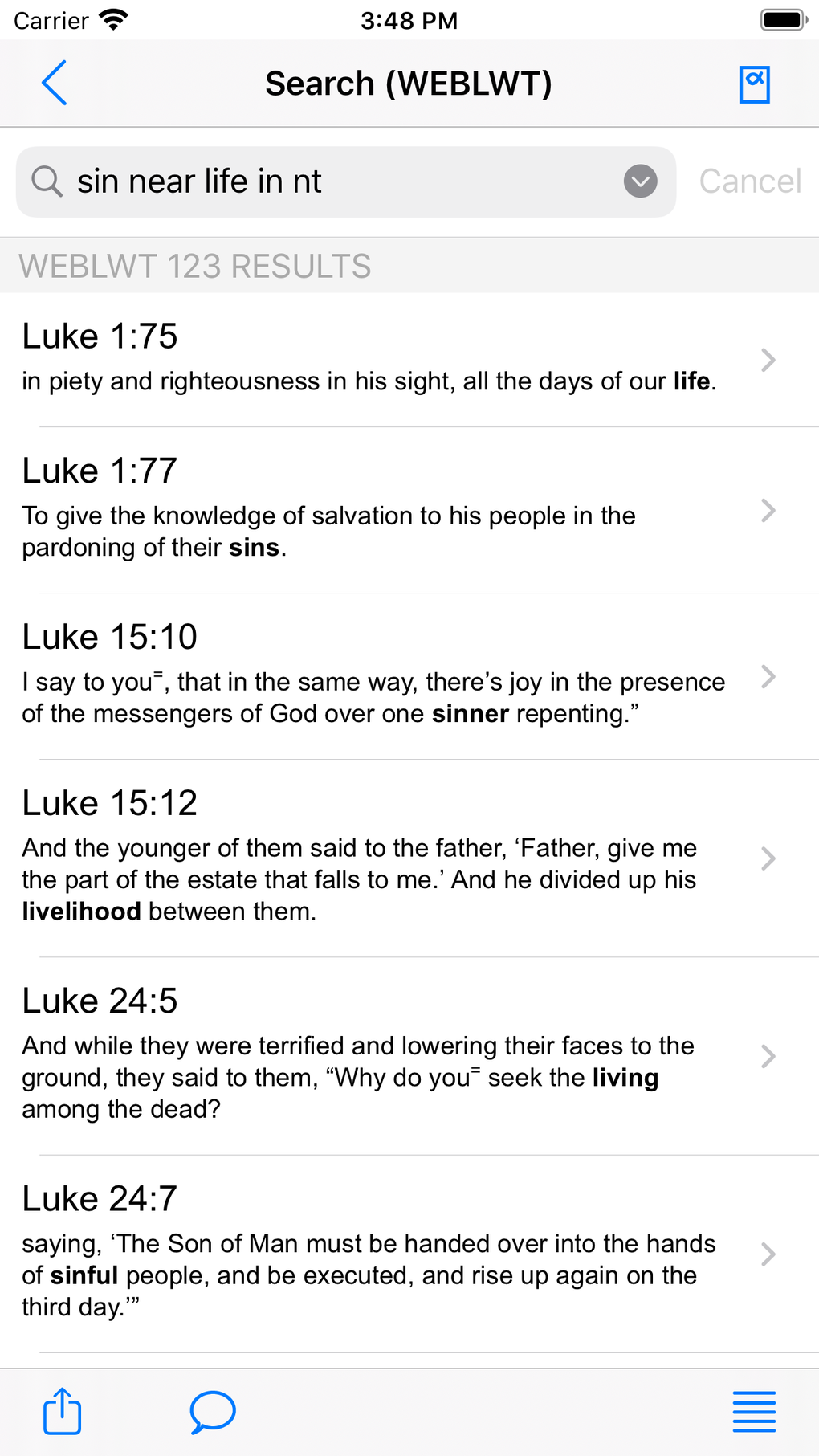 Not Just Words for iPhone - Download