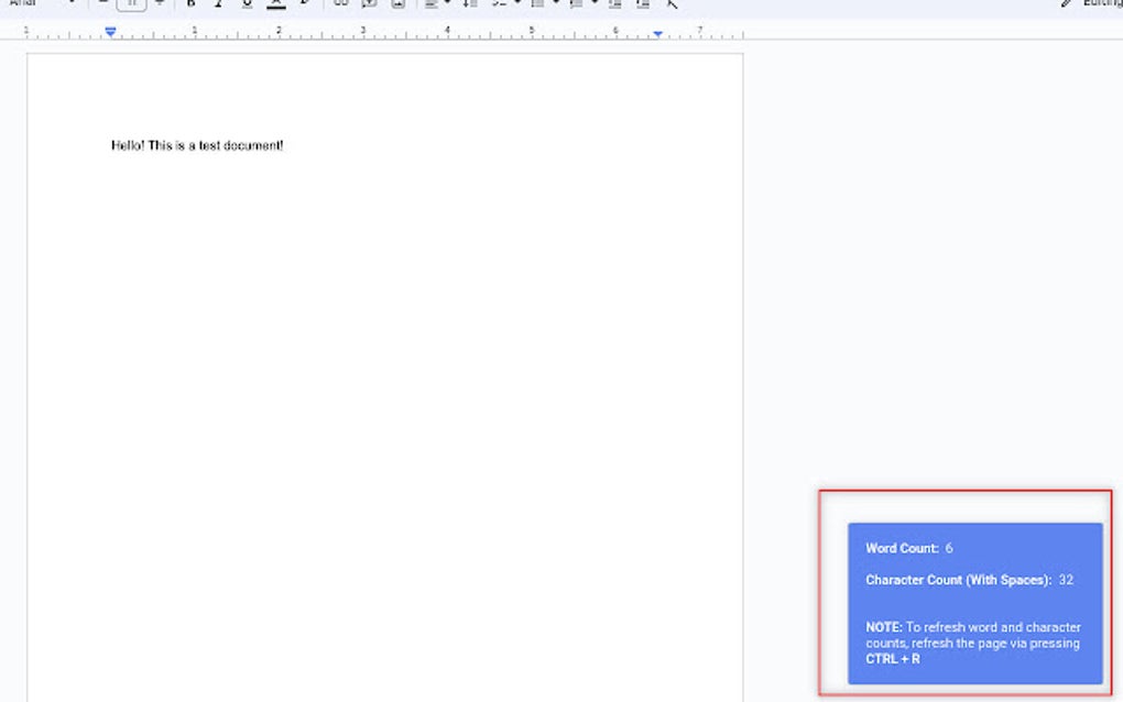 Google Docs Word Count for Google Chrome - Extension Download Google Docs Word Count for Google Chrome - Extension Download