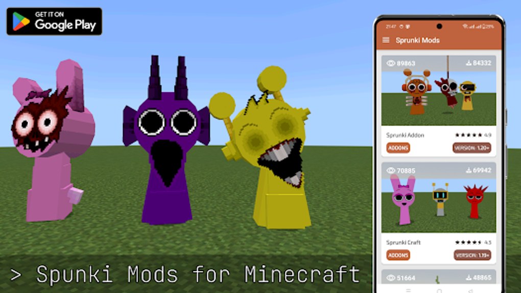 Sprunki Mods for Minecraft per Android - Download