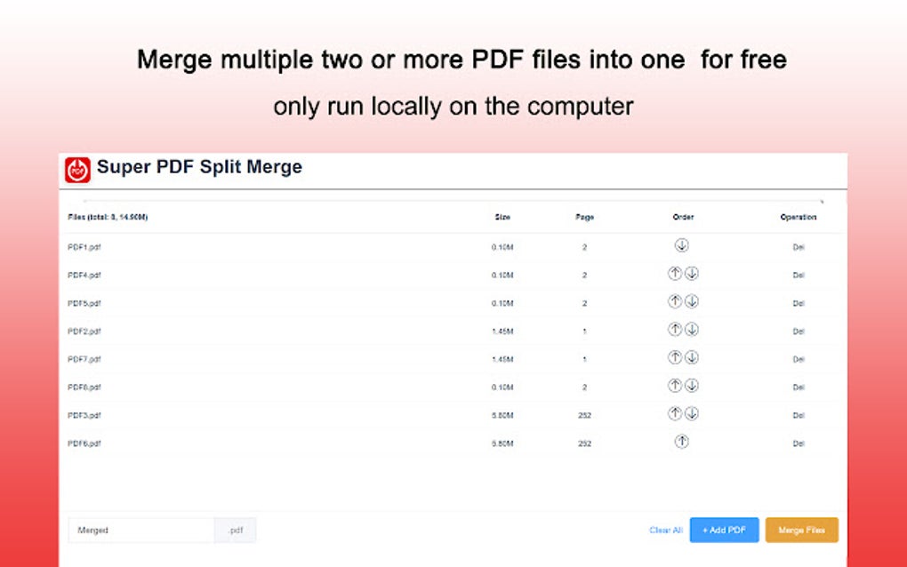 Super PDF Split Merge para Google Chrome - Extensión Descargar