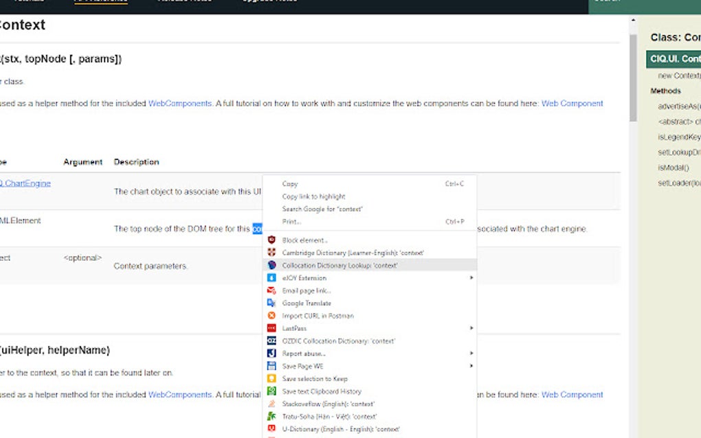 Collocation Dictionary Lookup for Google Chrome - Extension Download